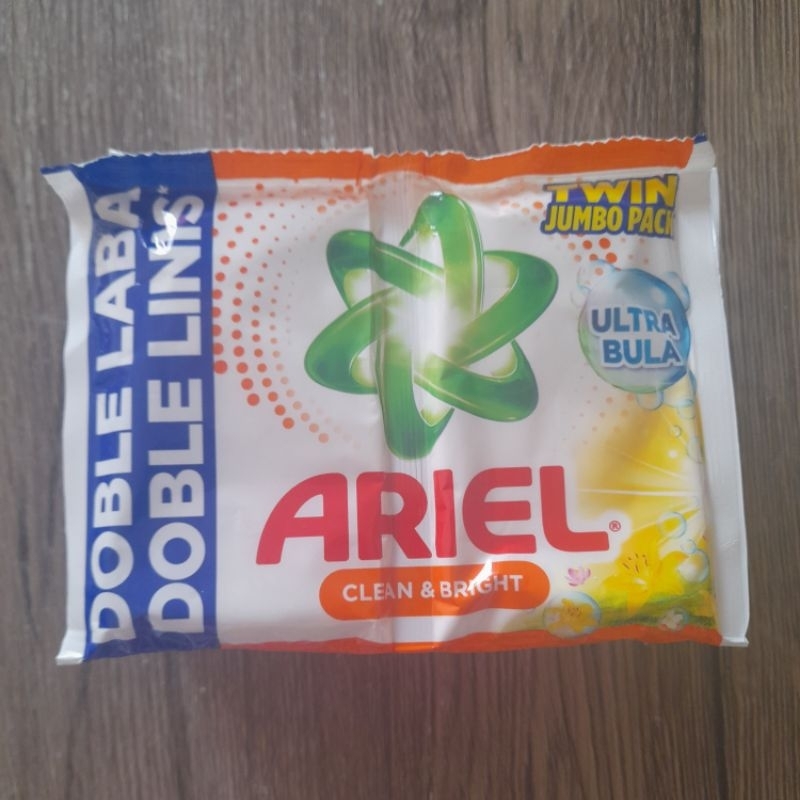Ariel Clean & Bright Detergent Powder Twin Jumbo Pack 66g (6pcs ...