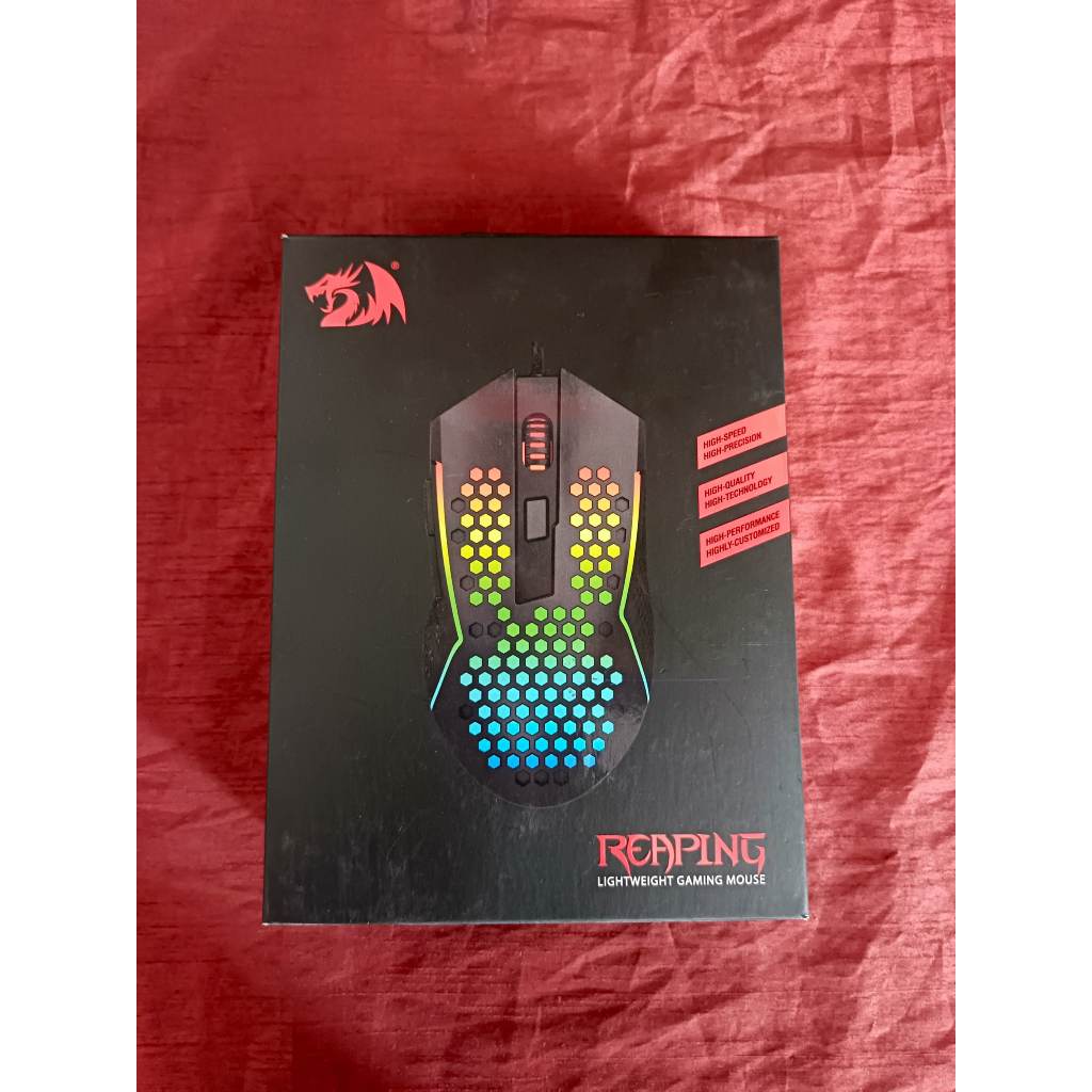 RED DRAGON LIGHTWEIGHT MOUSE | Shopee Philippines