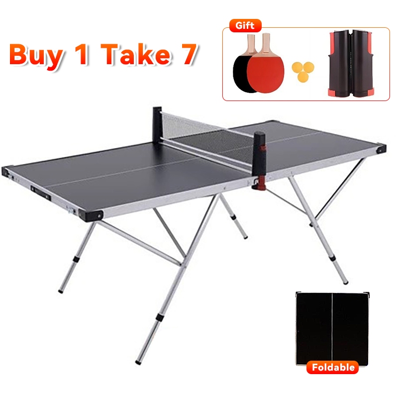 Ping Pong Table Tennis Table Foldable Multi-Use Free table tennis net ...