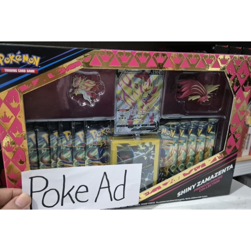Crown Zenith Shiny Zamazenta Premium Figure Collection Box Pokemon Tcg ...