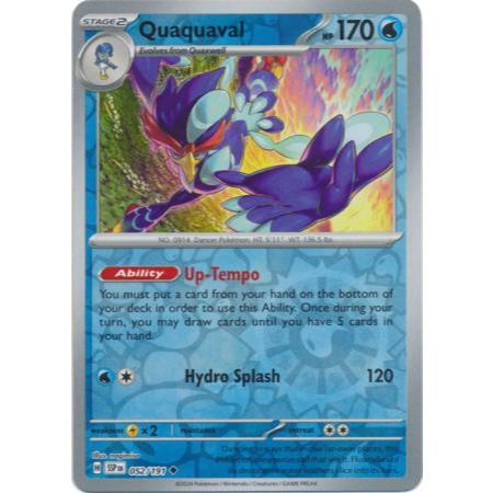 Quaquaval - 052/191 - Reverse Holo | POKEMON TCG: Surging Sparks ...