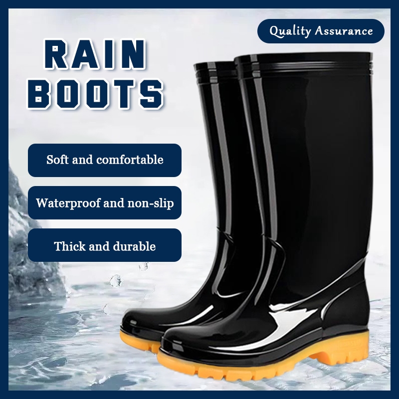 Camel Heavy Duty Bota Two Tone Color Rugged Type Rain Boots Duty Shoe ...