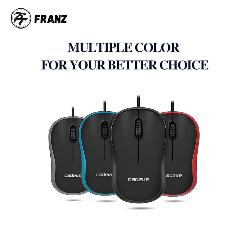 Wired Mini Optical Mouse 1200 DPI Lightweight High-Precision USB Plug ...