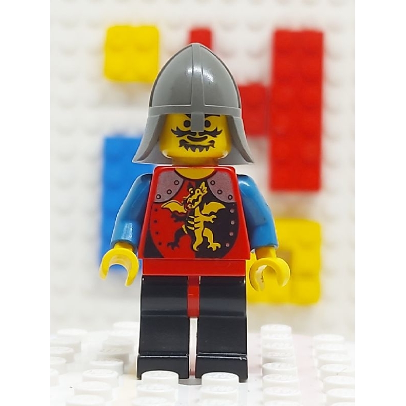 LEGO Castle - Dragon Knights - Knight 2, Dark Gray Neck-Protector ...