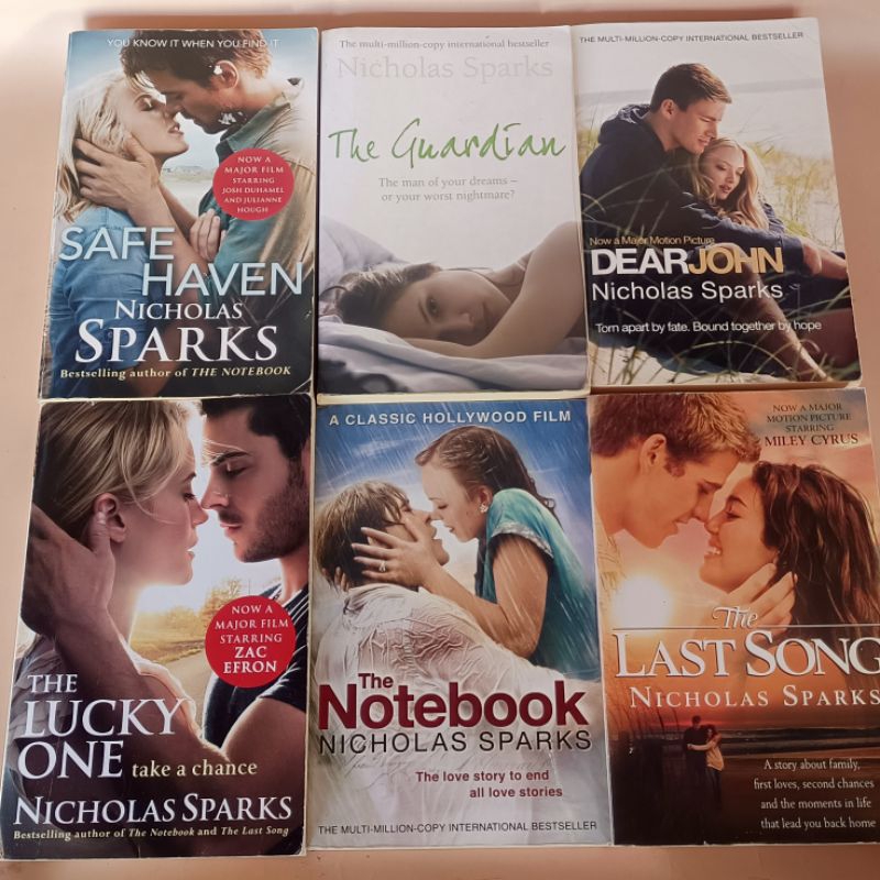 Nicholas Sparks Books (Paperback) | Shopee Philippines