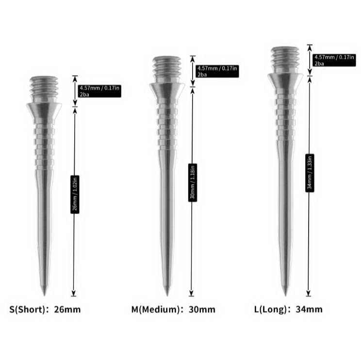 Dart Points - Jack Conversion Points Grooved 34mm 30mm 26mm | Shopee ...