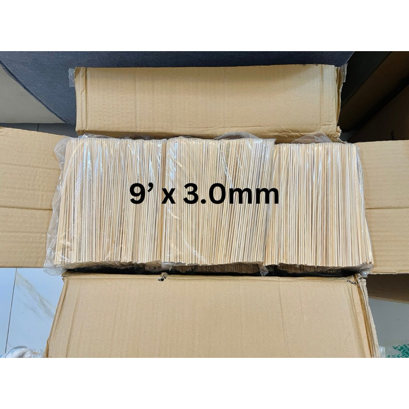 1 BOX 9’ x 3.0mm BBQ Stick | Round Stick | 25kgs | Shopee Philippines