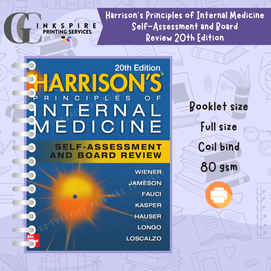 Harrison's Principles of Internal Medicine Self-Assessment and Board Review 20th Edition ...
