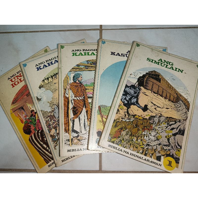 Vintage Ang Biblia na isinalarawan Tagalog comic book 1983 | Shopee ...