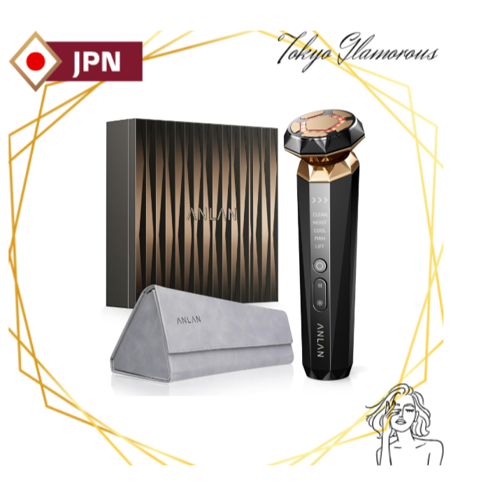 【Japan Quality】ANLAN RF Hot and Cold Facial Beauty Device PRO rf ems ion facial beauty device ...