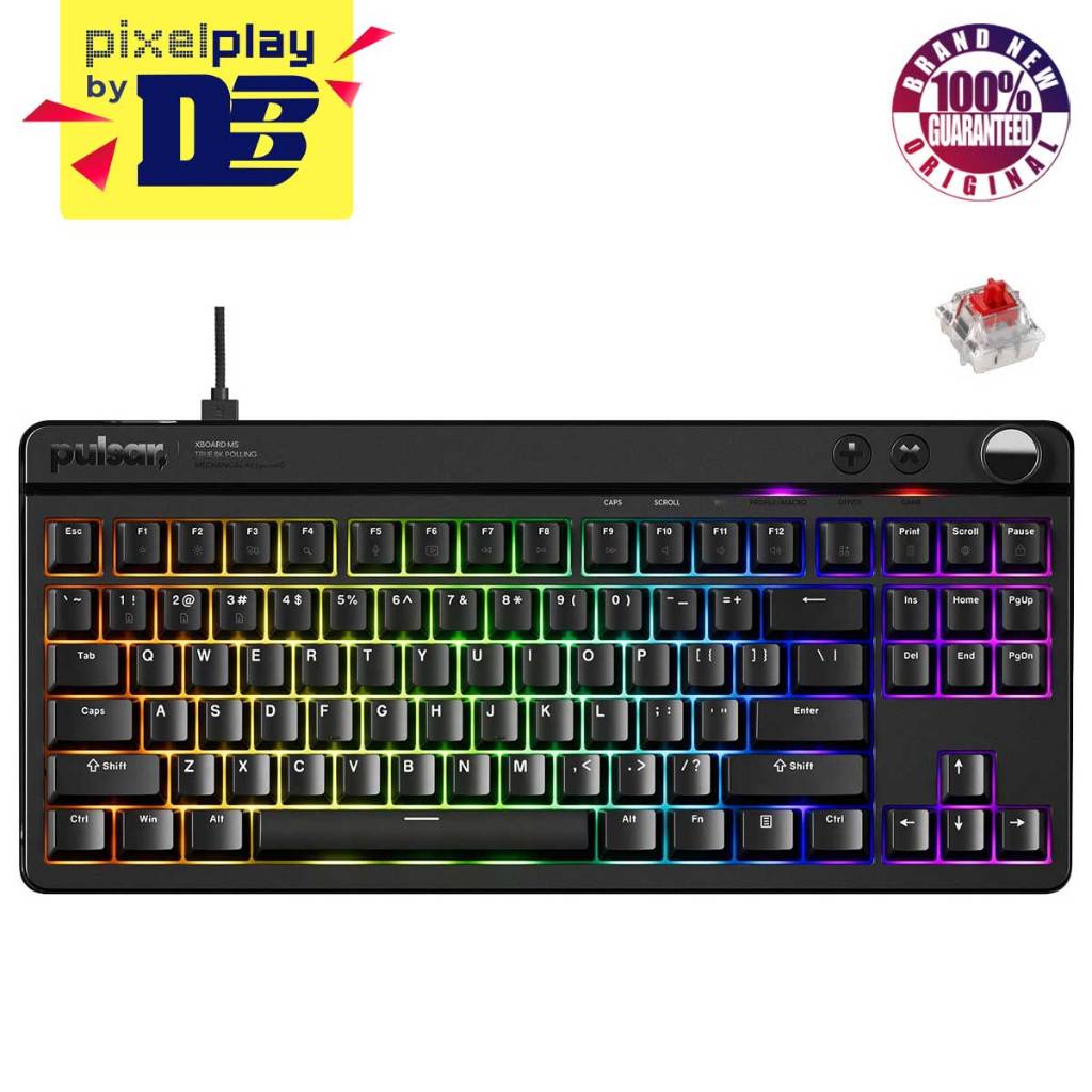 Pulsar XBOARD MS TKL ANSI Mechanical Gaming Keyboard (Black) (XBMS01 ...
