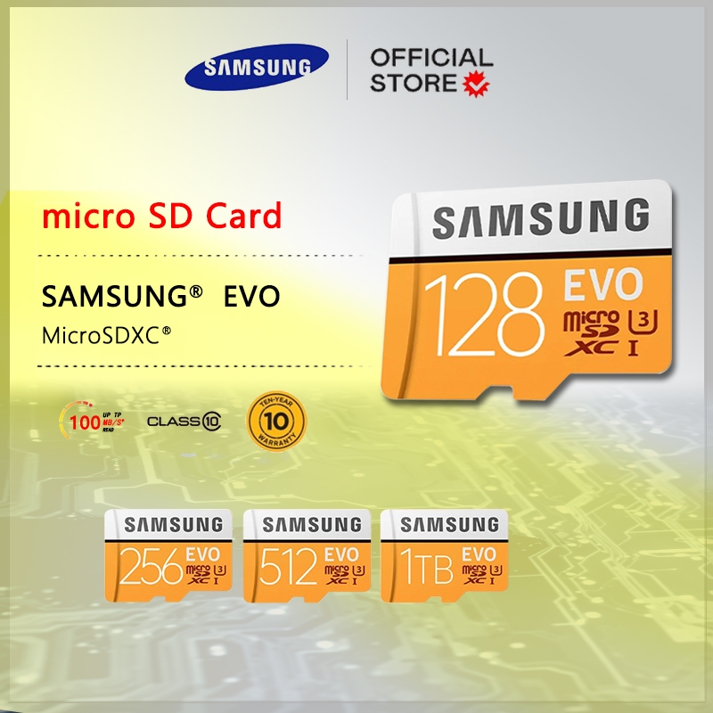 Samsung Micro SD Card EVO PLUS Memory Card 1TB 512GB 256GB 128GB 100% ...