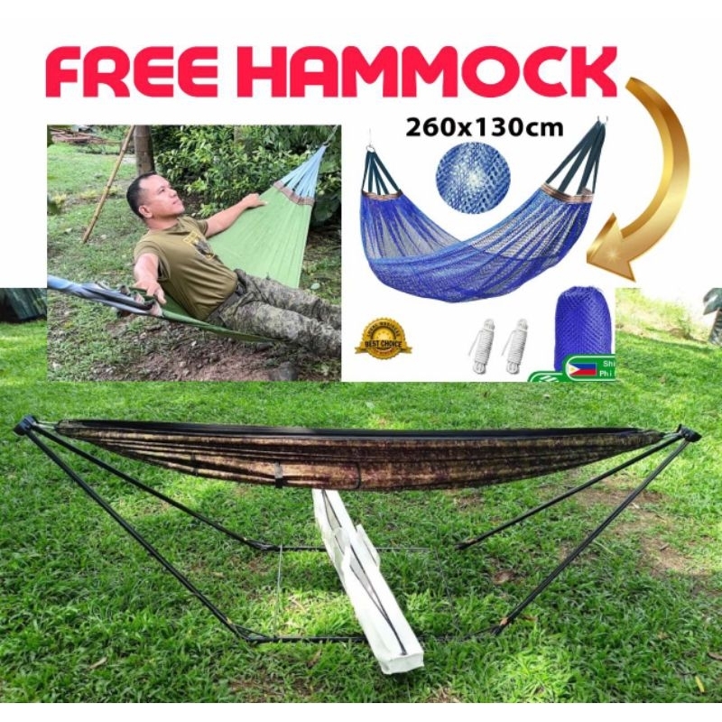 Duyan Frame Detachable w/ FREE Duyan/ Hammock & Bag Hard Plastic ...