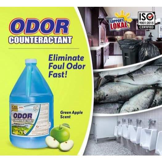ODOR COUNTERACTANT - Green Apple Gallon - POWERCLEAN | Shopee Philippines