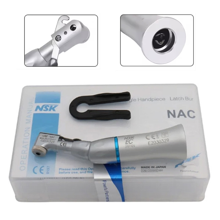 Dental Low Speed Handpiece Contra Angle Latch Type fit E-type Air ...