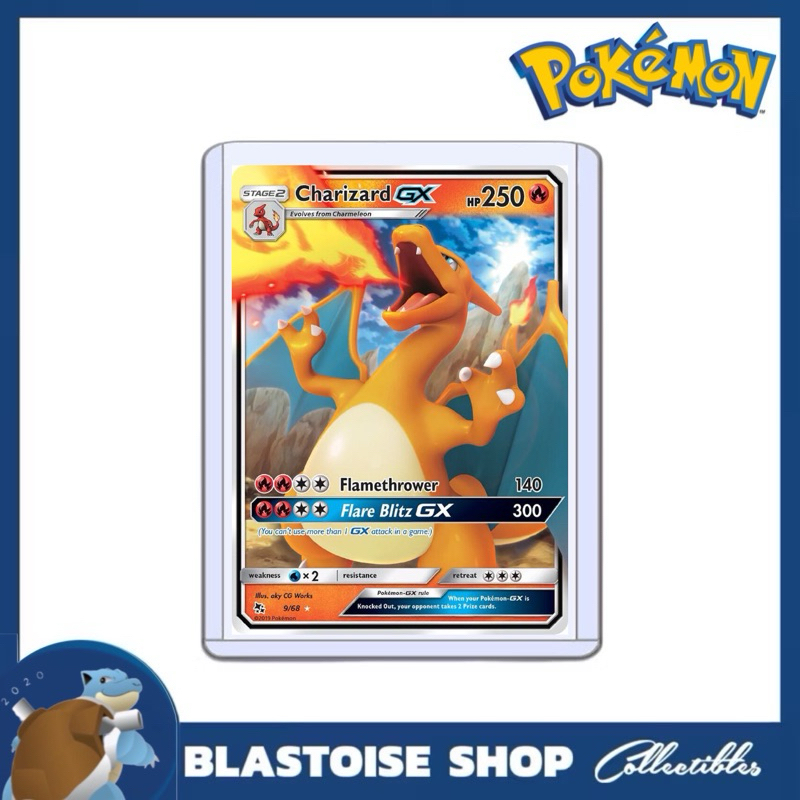 [EN] Pokemon Trading Card Charizard GX 9/68 Ultra Rare Hidden Fates ...