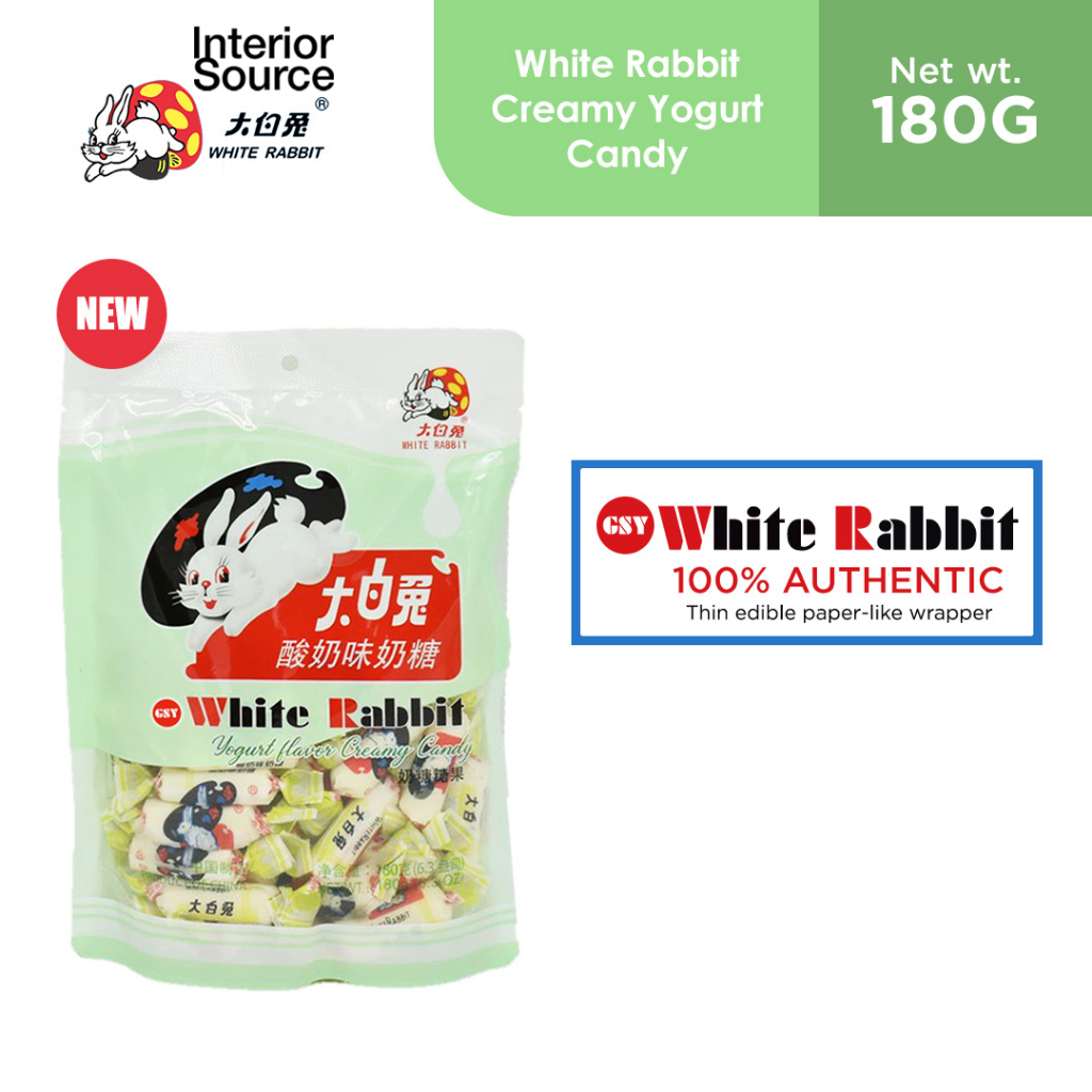 White Rabbit Yogurt Flavor Creamy Candy - 100% Original 180g | Shopee ...