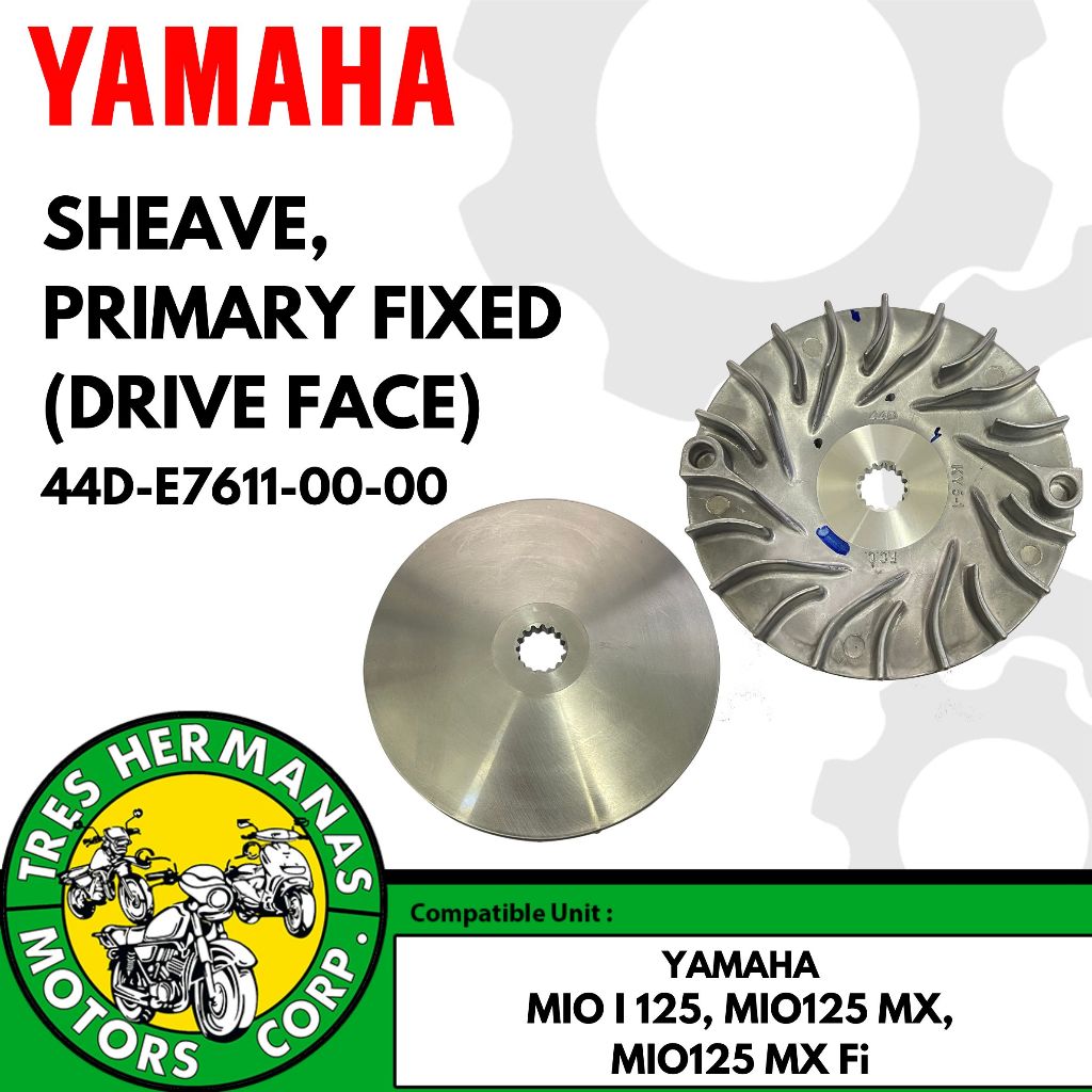 SHEAVE, PRIMARY FIXED(DRIVE FACE) FOR YAMAHA MOTORCYCLE : MIO I 125 ...