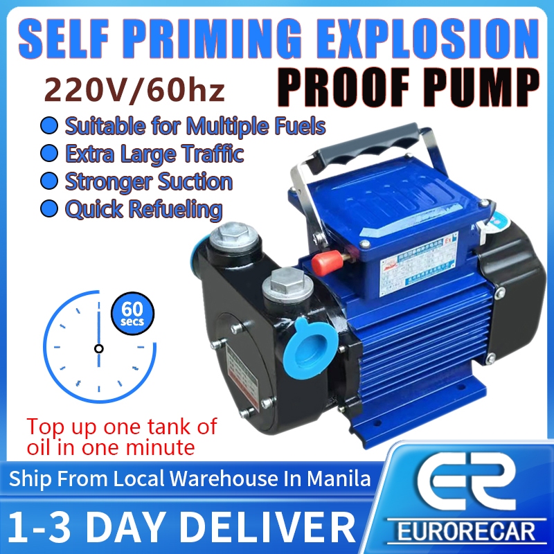 220V 60Hz Self Priming Fuel Transfer Pump Gasoline Diesel Multiple ...