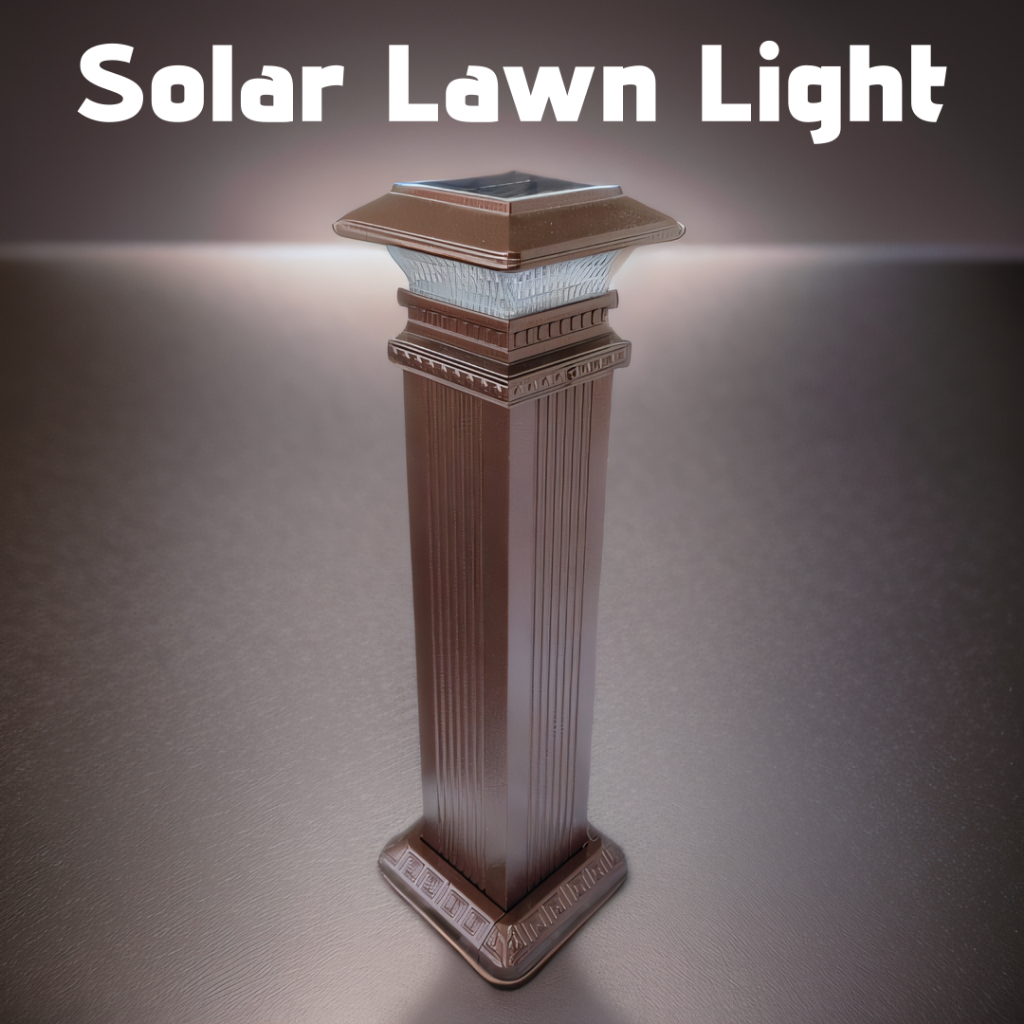 BFM LED Modern Solar Light Outdoor Pillar Light Lighting Garden Yard ...