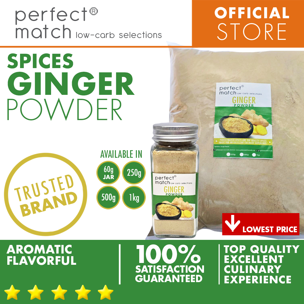 PerfectMatch Low-carb® I Ginger Powder I Organic Spices I Top Quality ...