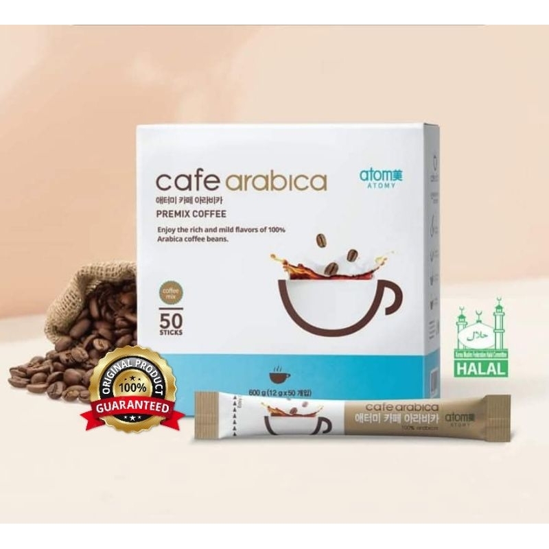 ORIGINAL ATOMY CAFE ARABICA PREMIX COFFEE ( 50 STICKS ) | Shopee ...