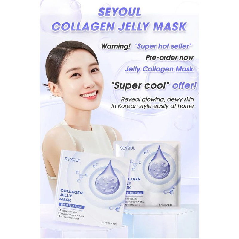SEYOUL COLLAGEN JELLY MASK 28 days transformation | Shopee Philippines