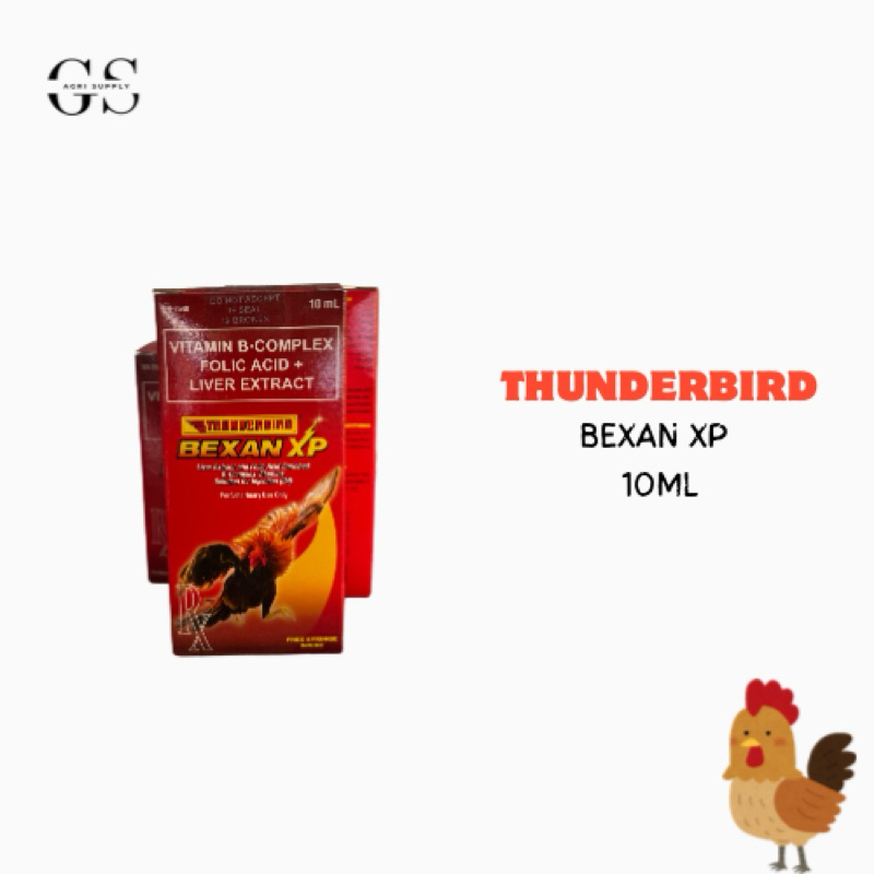 Thunderbird bexan Xp 10ml with free syringe inside | Shopee Philippines