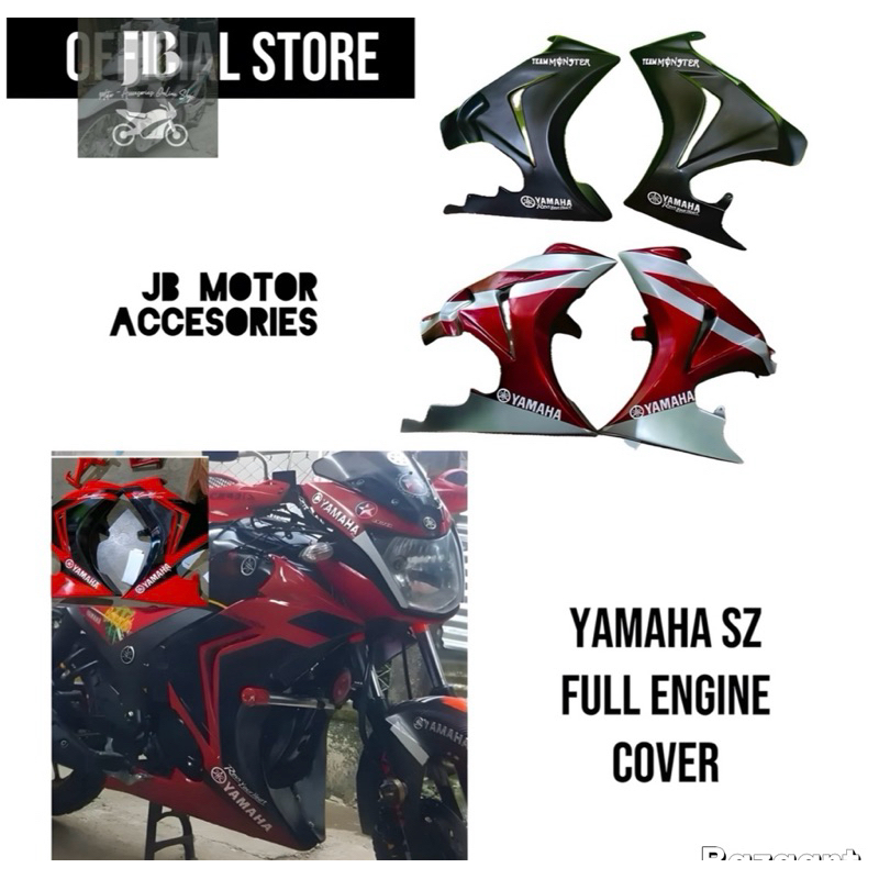 Yamaha SZ FZi full engine cover | Shopee Philippines