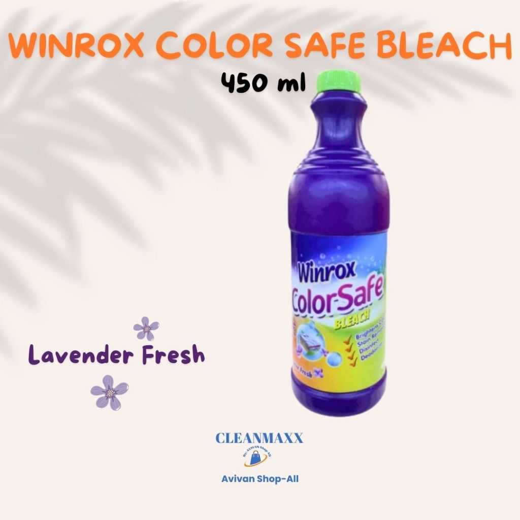 Winrox Color Safe Bleach 450ml | Lavender Scent | Shopee Philippines