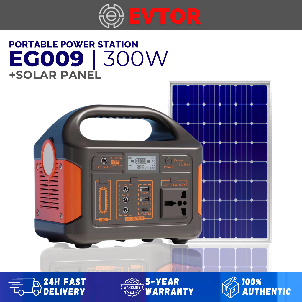 EVTOR Portable Power Station Multi-Function 100W/150W/200W/300W High ...
