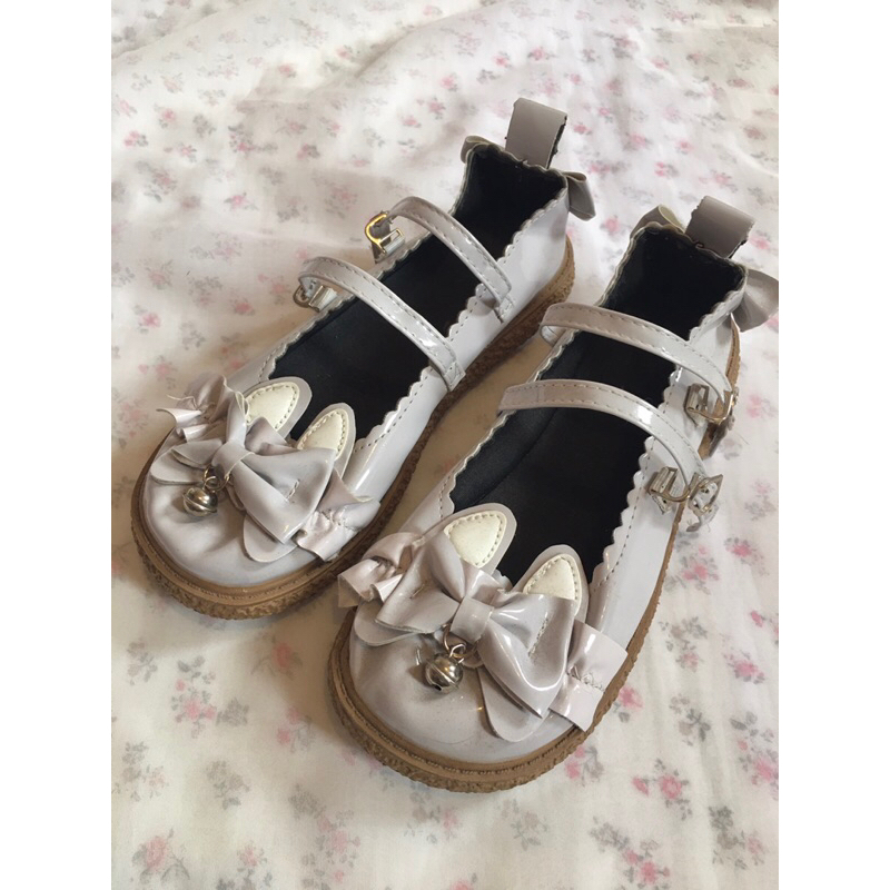Kawaii-Cat Ribbon Mary Janes | Shopee Philippines