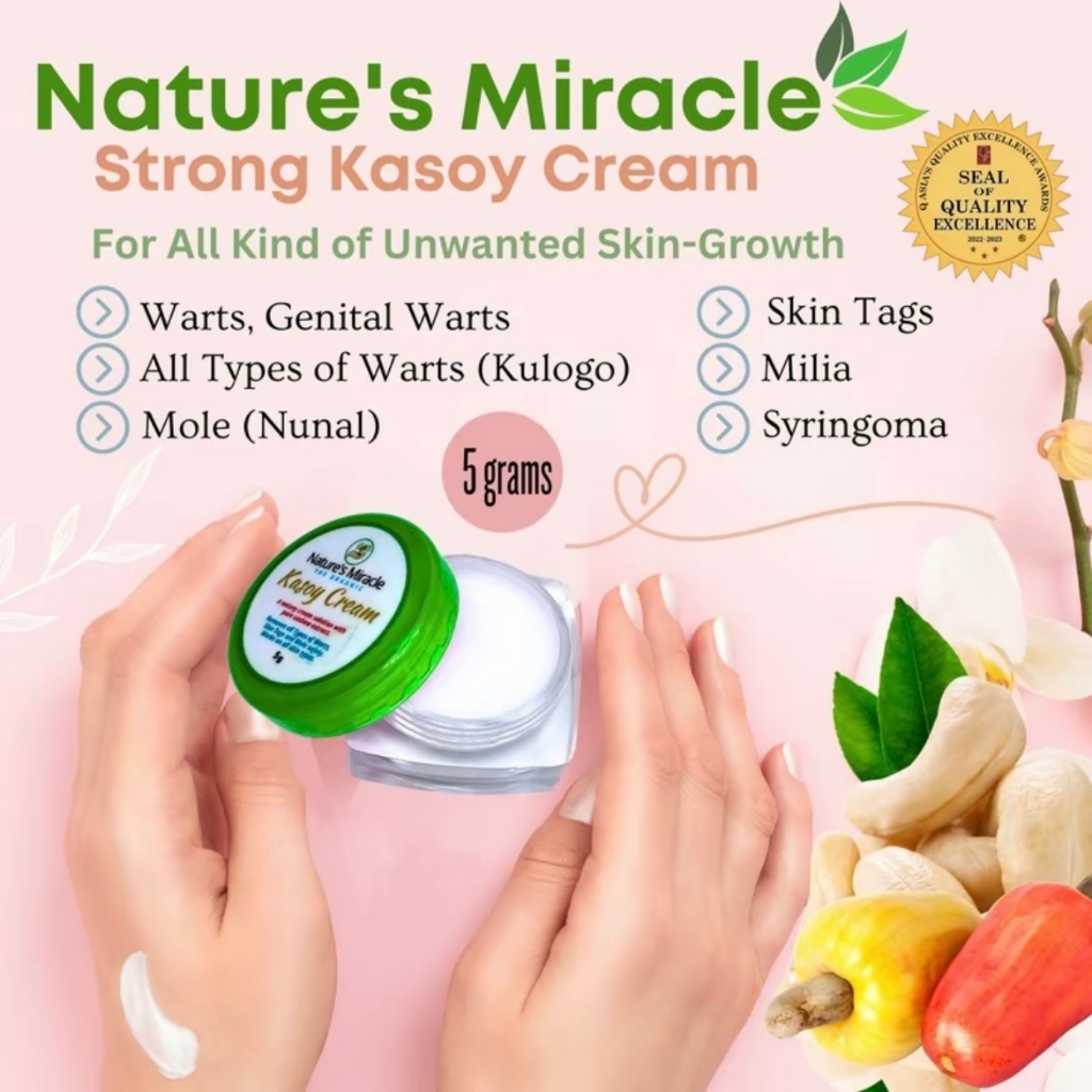 Natures Miracle Strong Kasoy Cream 5g | Shopee Philippines