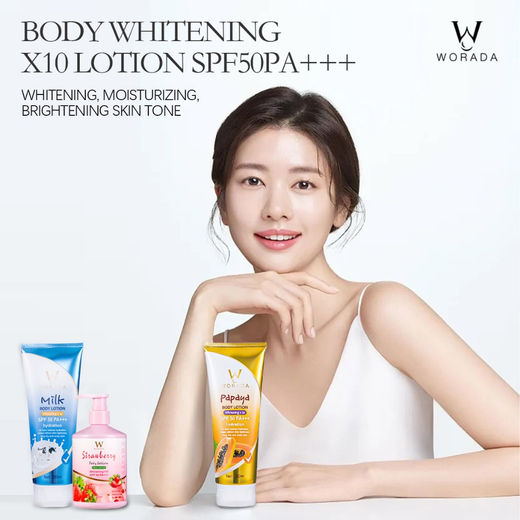 WORADA Sunscreen and Whitening Body Lotion SPF50 Moisturizing ...