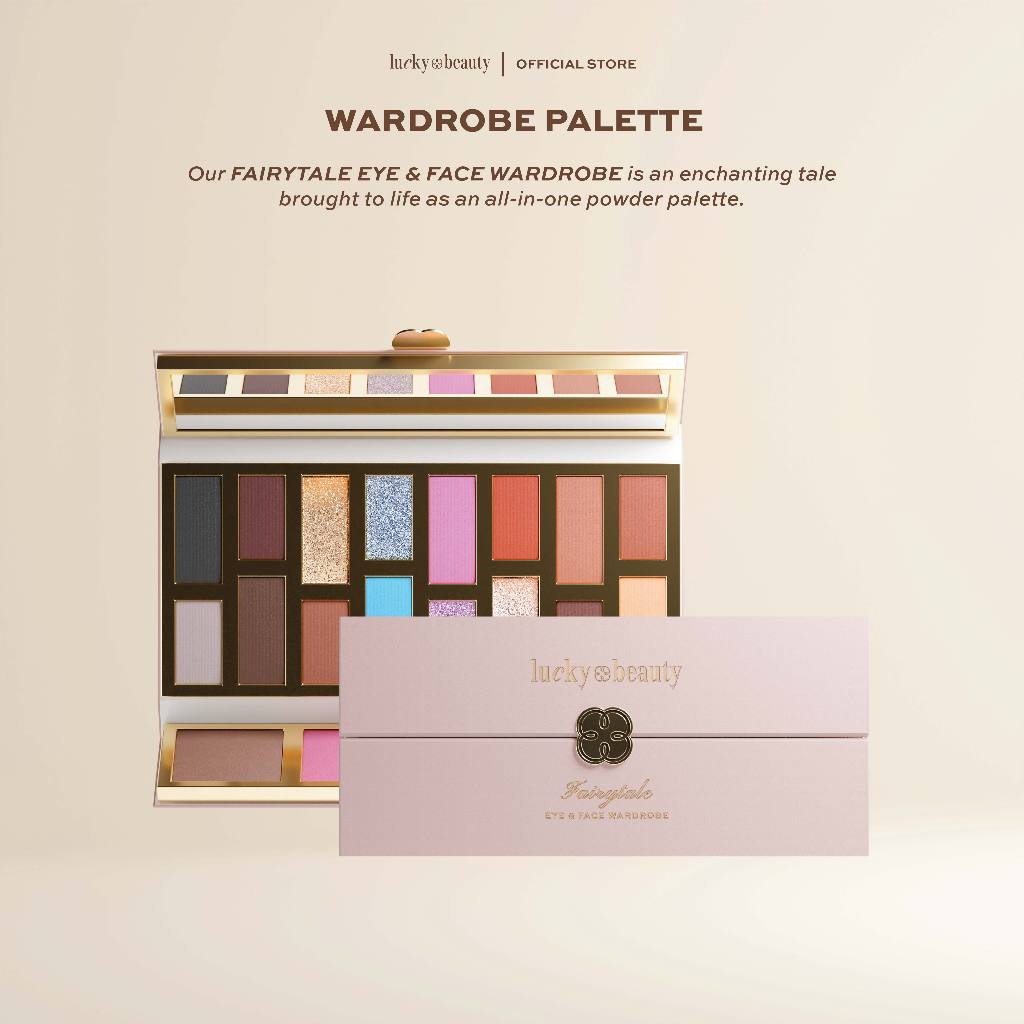 Lucky Beauty Fairytale Eye & Face Wardrobe Palette | Shopee Philippines