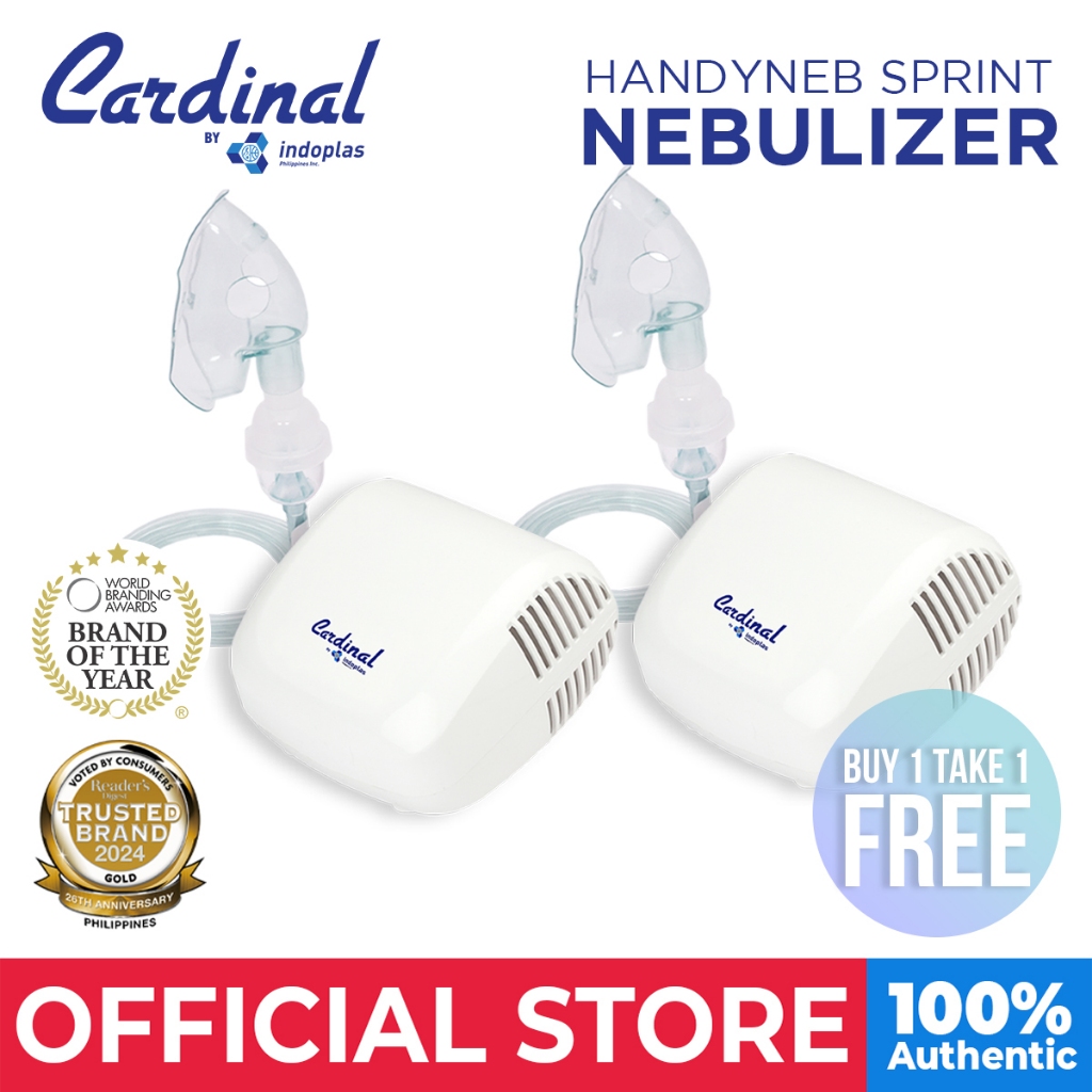 Indoplas Cardinal Handyneb Sprint Nebulizer - BUY 1 TAKE 1 | Shopee ...