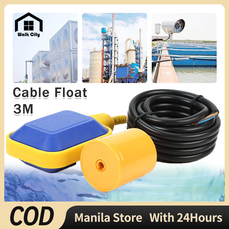 3M Cable Type Float Switch Liquid Water Level Controller Automatic Water Level Densor | Shopee ...