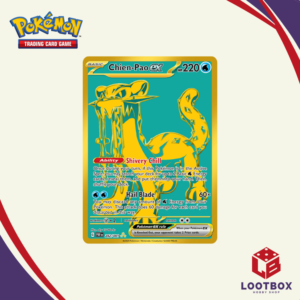 Pokemon Card Game: Chien-Pao ex (Hyper Rare) - Paldean Fates | Shopee ...