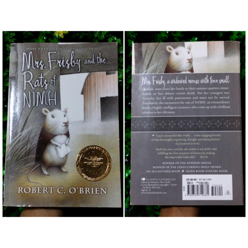 ROBERT C. O'BRIEN: MRS. FRISBY AND THE RATS OF NIMH / Newbery Medal ...