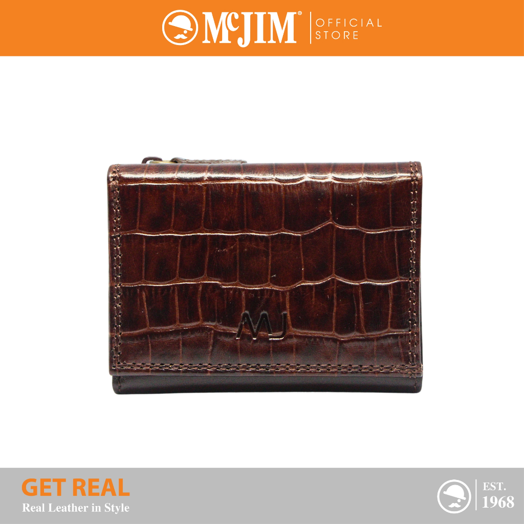 MJ by McJim Ladies Trifold Leather Wallet | Shopee Philippines
