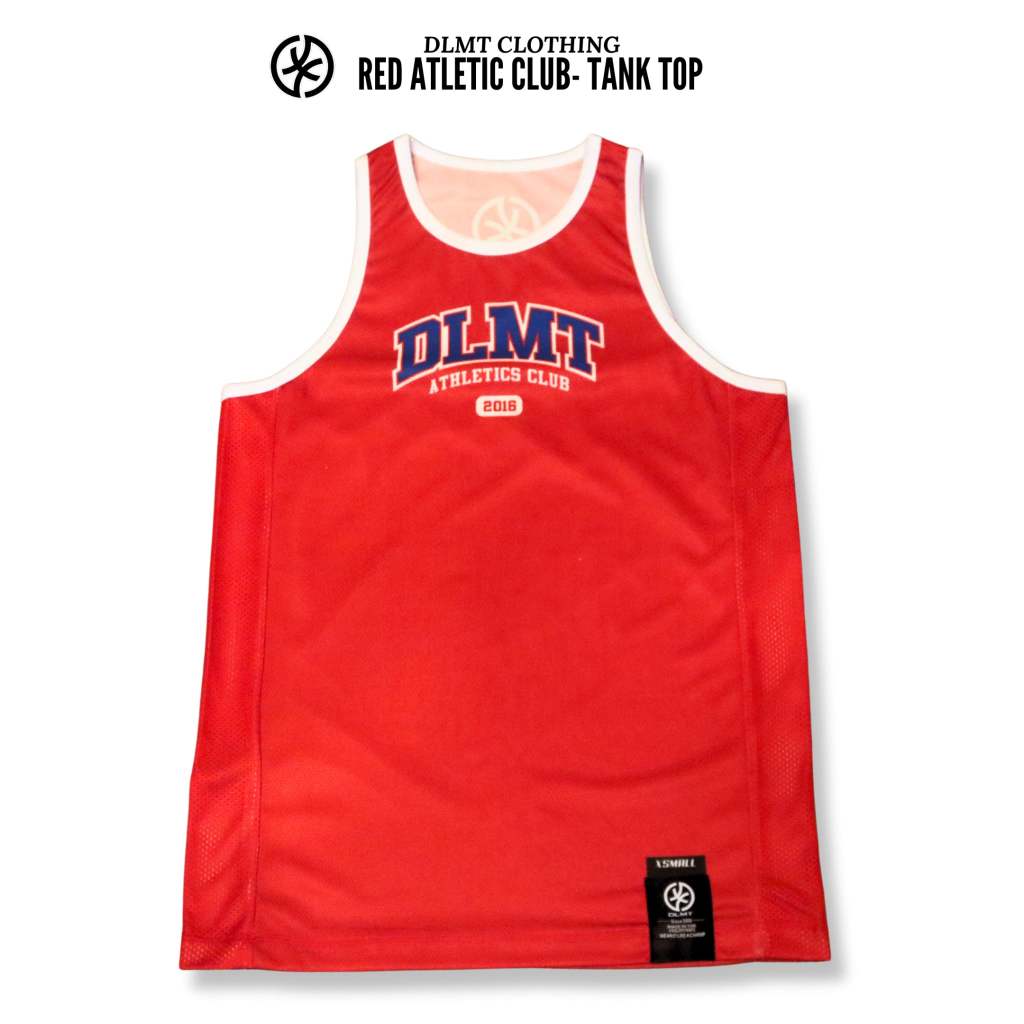 DLMT TANK TOP - RED ATHLETIC CLUB FULL SUBLIMATED JERSEY (READY MADE ...