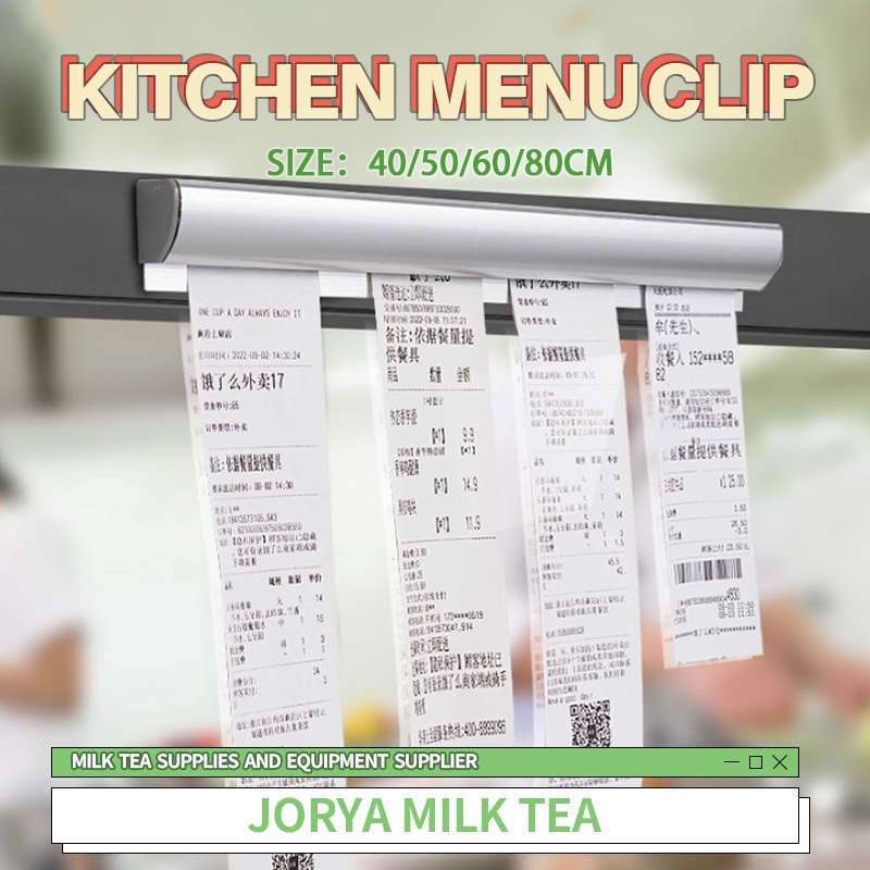 Premium Aluminum Kitchen Menu Clip Holder Receipt Clip No Punching ...