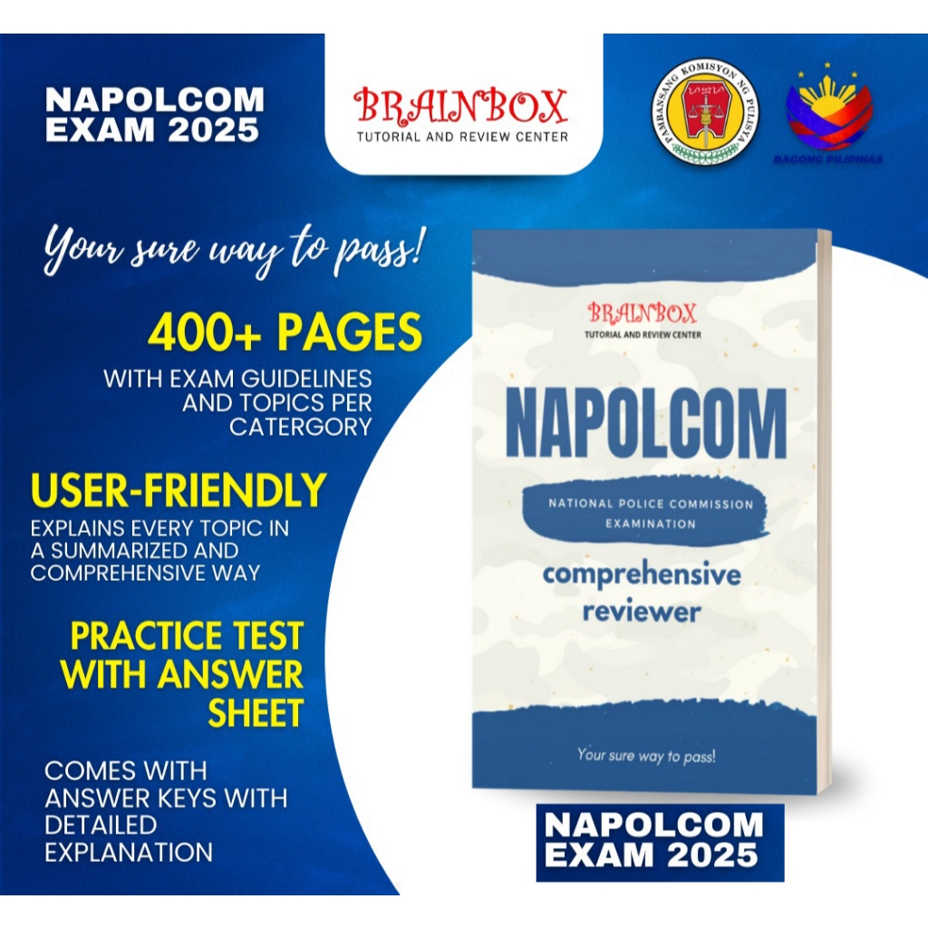 Napolcom Entrance Examination Reviewer (Updated for 2025 Examination ...