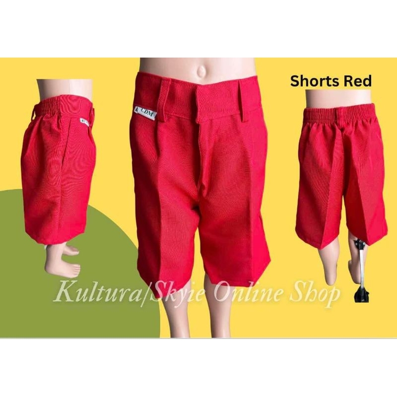 School Uniform Shorts for Boys, Short Uniform for Boys, Red Short ...