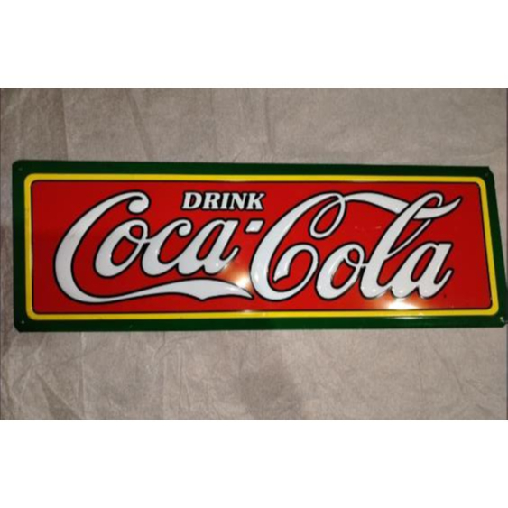 Original Coke Coca Cola Drink Embossed Tin Sign | Shopee Philippines
