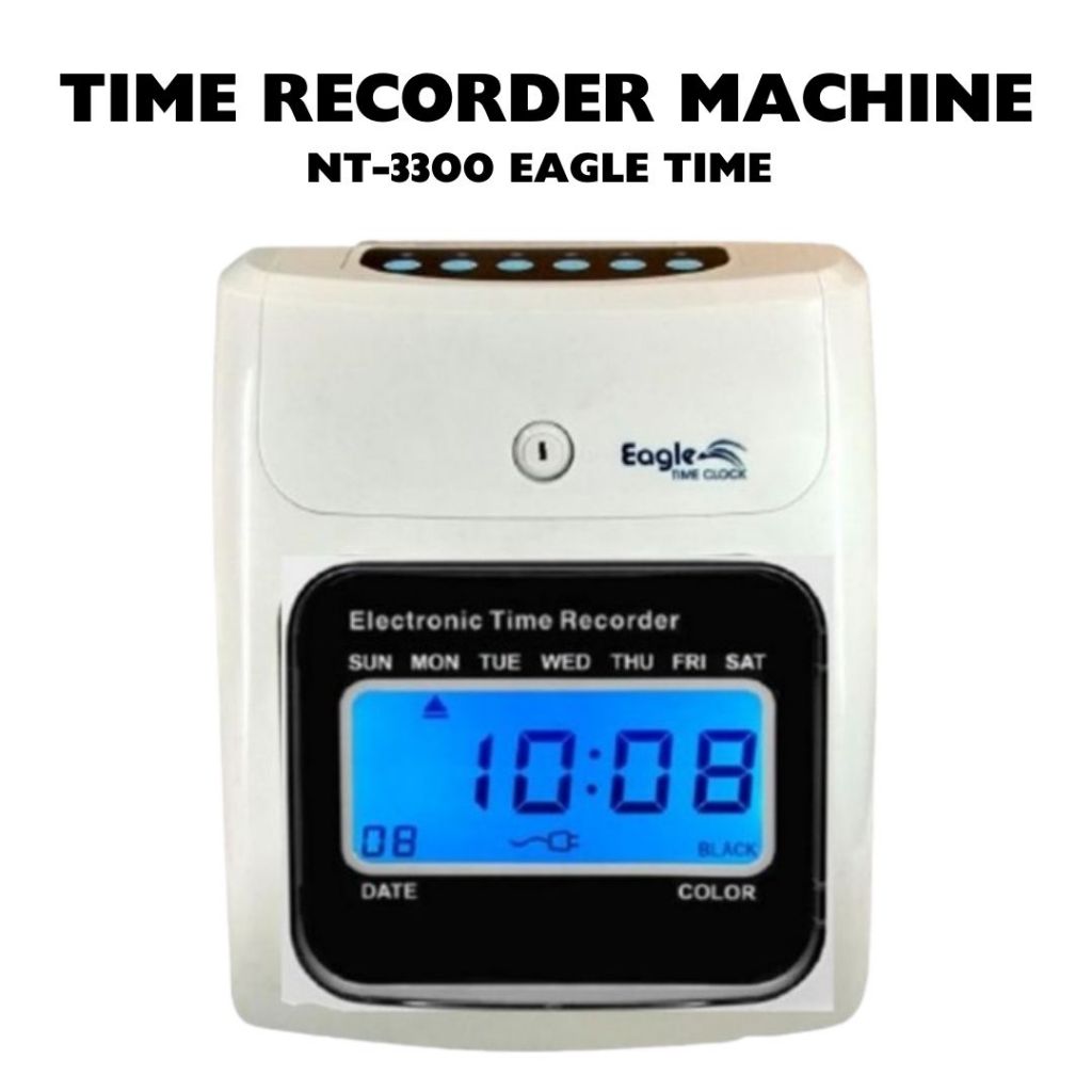 Eagle Time Bundy Clock | NT-3300 Time Recorder Machine | Bundy Clock ...