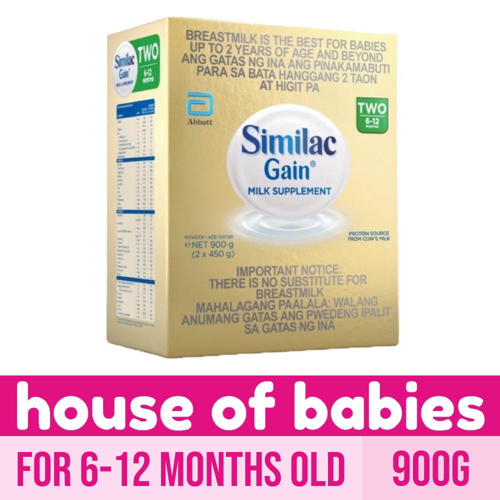 Similac Gain 900g (6-12 months) | Shopee Philippines