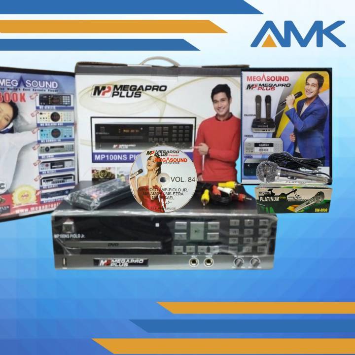 Megapro Plus Karaoke Player MP100NS Piolo Jr.w/ free mic w/ updated cd volume 84 | Shopee ...