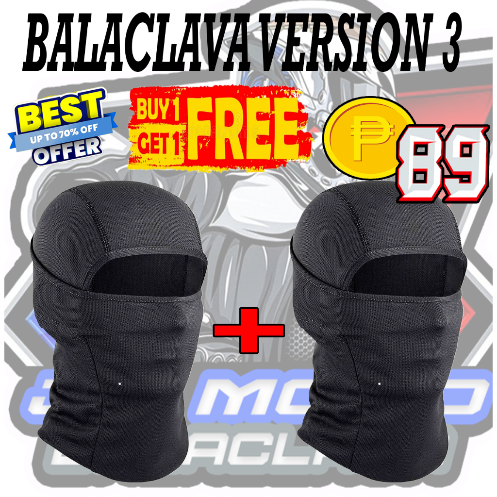 Buy 1 Get 1 Free Balaclava Multifunctional Full Half Face Cover for ...