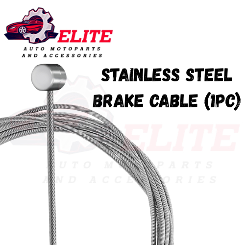 EliteAutoMoto Stainless Shifter Brake Cable Wire Front Rear For Road ...